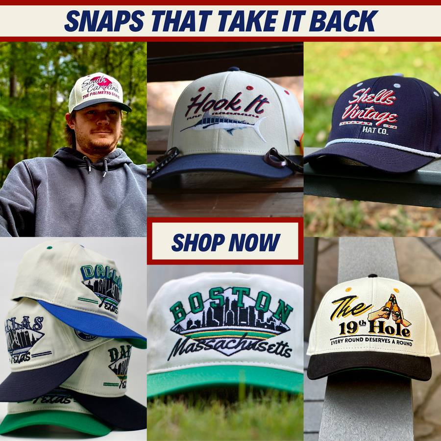 Best Vintage Snapback Hat Collection | Shells Vintage Hat Co – Shells ...