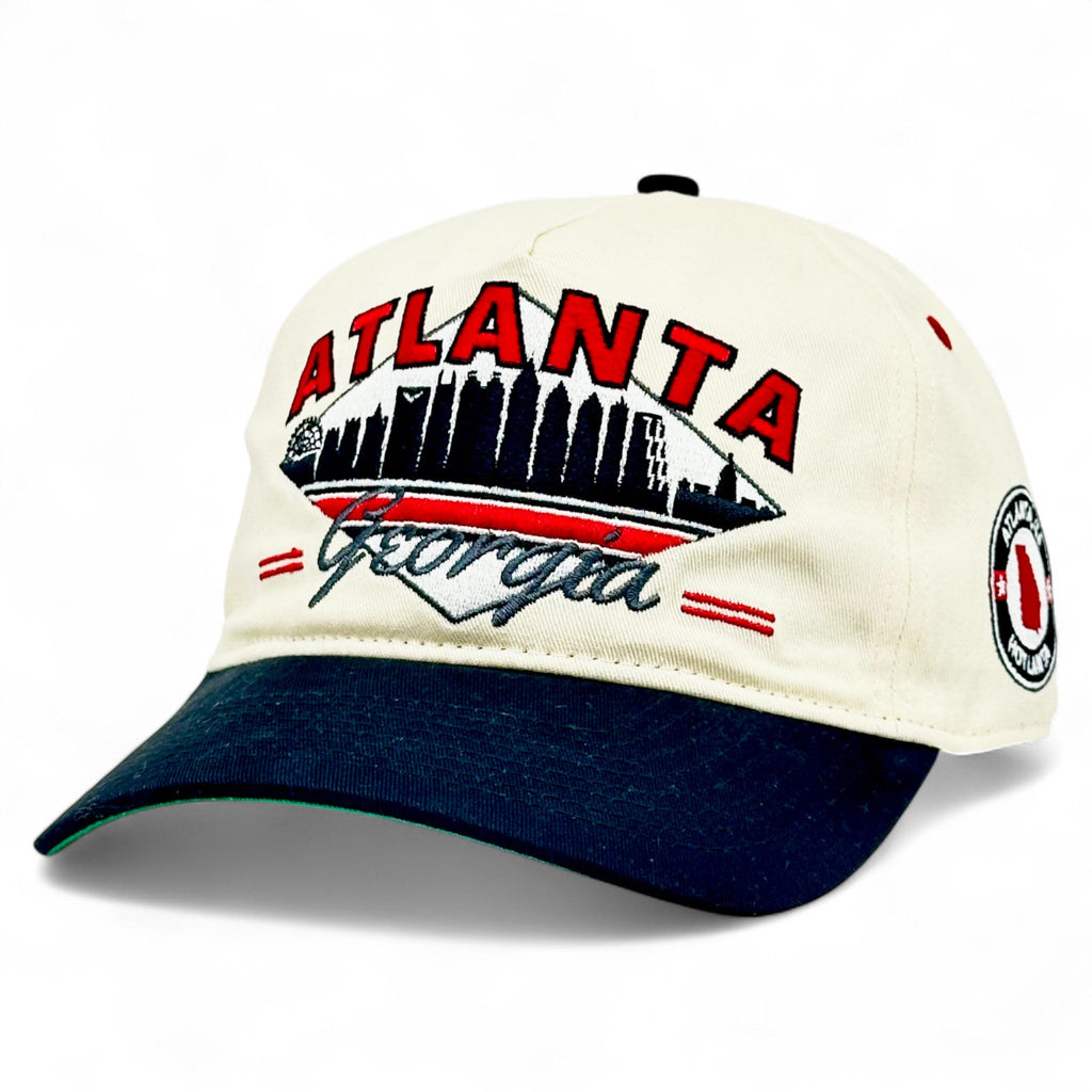 Retro Atlanta Skyline Hat | Falcons Colors – Shells Vintage Hat Co.