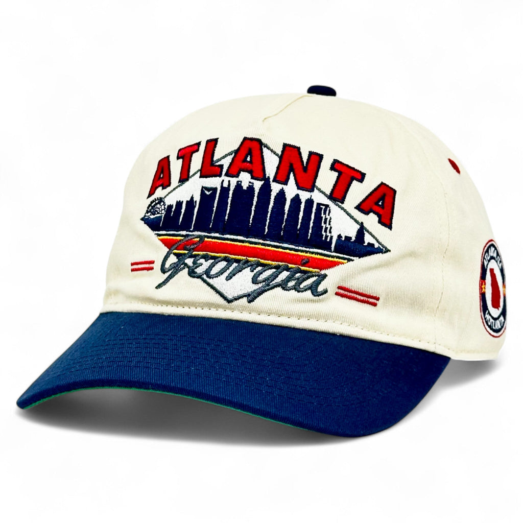 Vintage Atlanta Skyline Snapback | Braves Colors | Retro Style – Shells ...