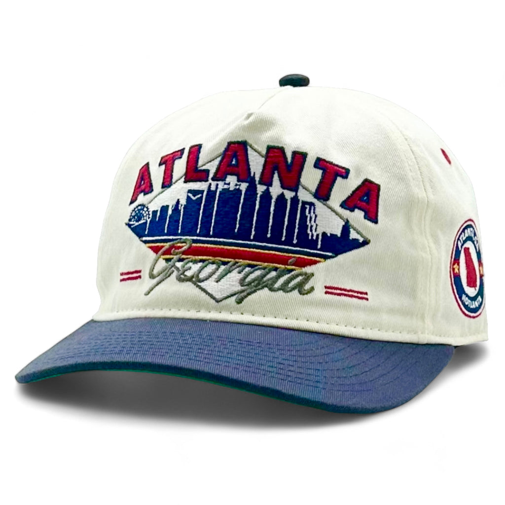 Vintage Atlanta Skyline Snapback | Braves Colors | Retro Style – Shells ...