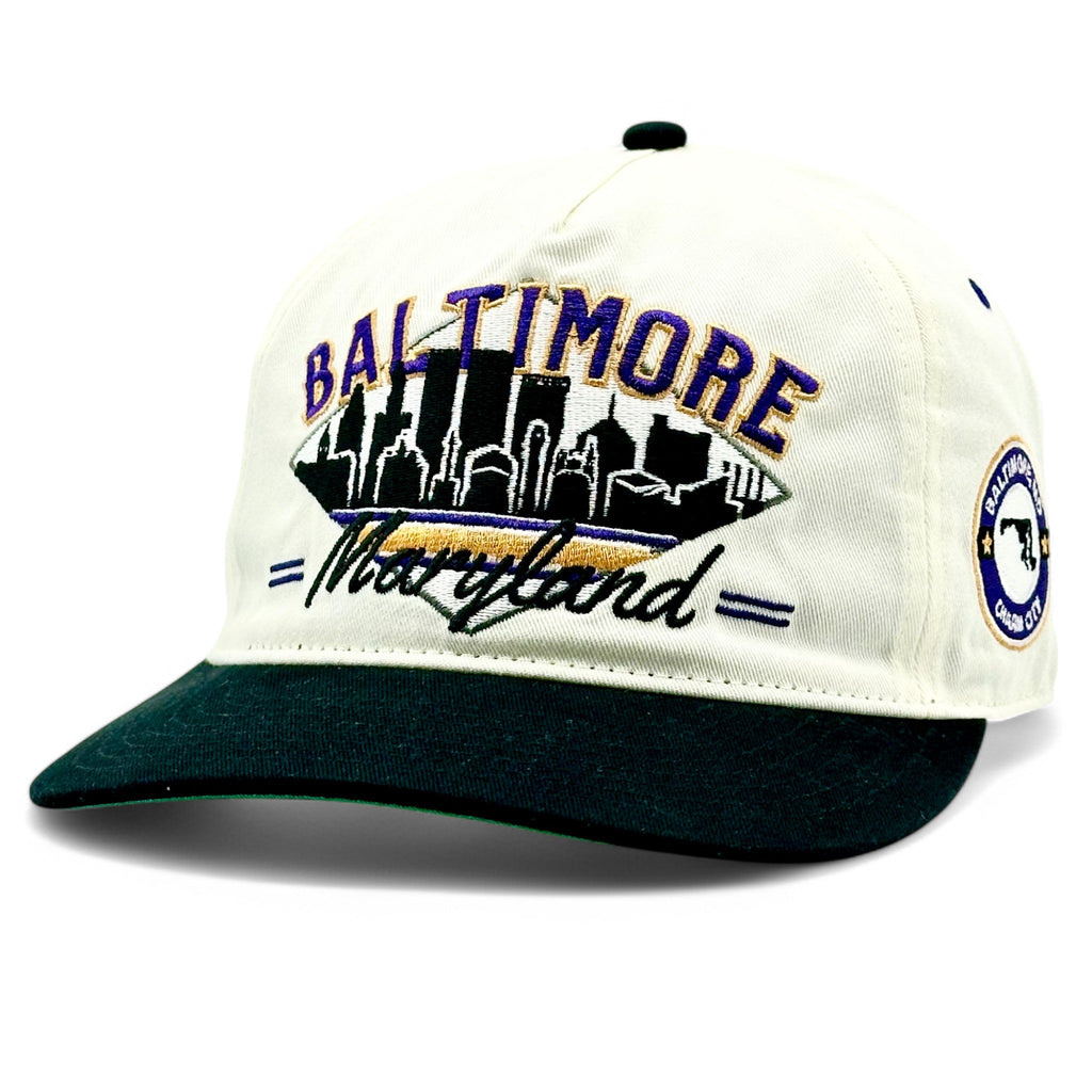 Vintage Baltimore Snapback | Ravens Colors | Skyline Design – Shells ...