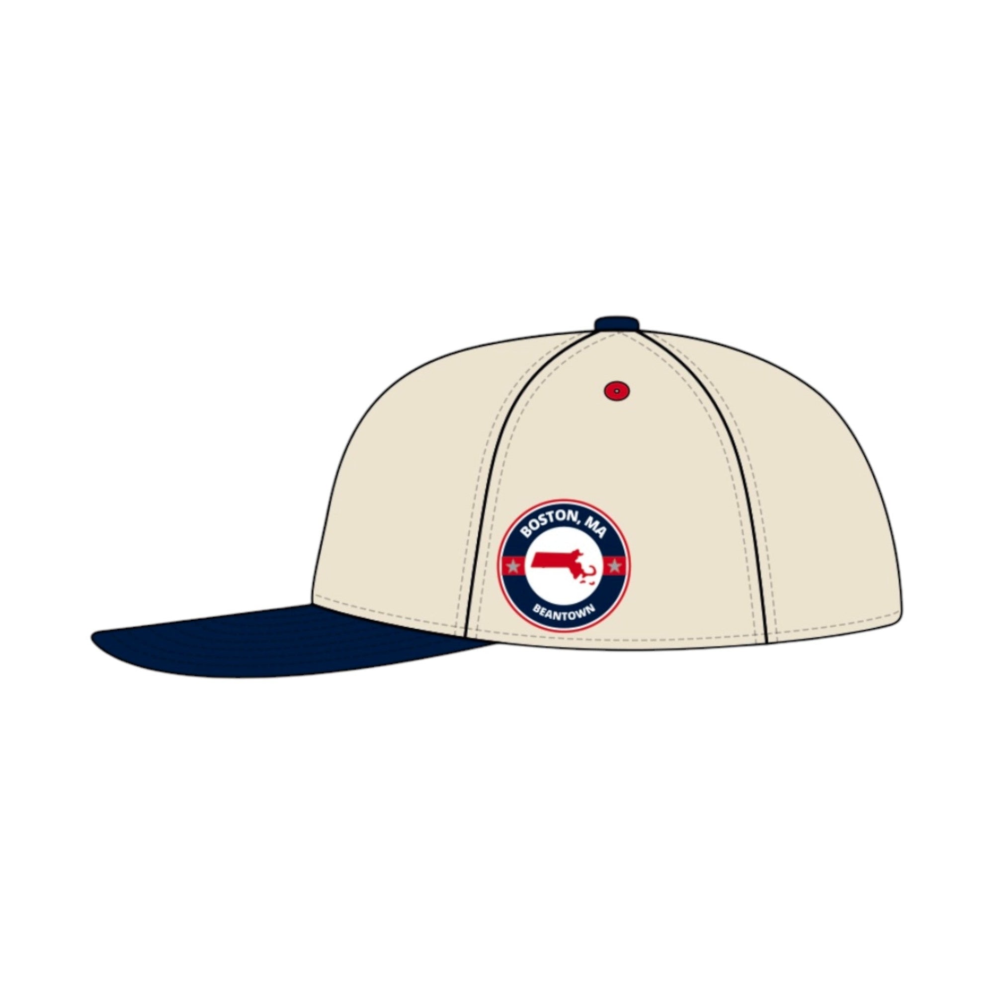Throwback Boston Hat | Red Sox Colors | Retro Design – Shells Vintage ...