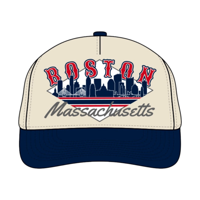 Throwback Boston Hat | Red Sox Colors | Retro Design – Shells Vintage ...