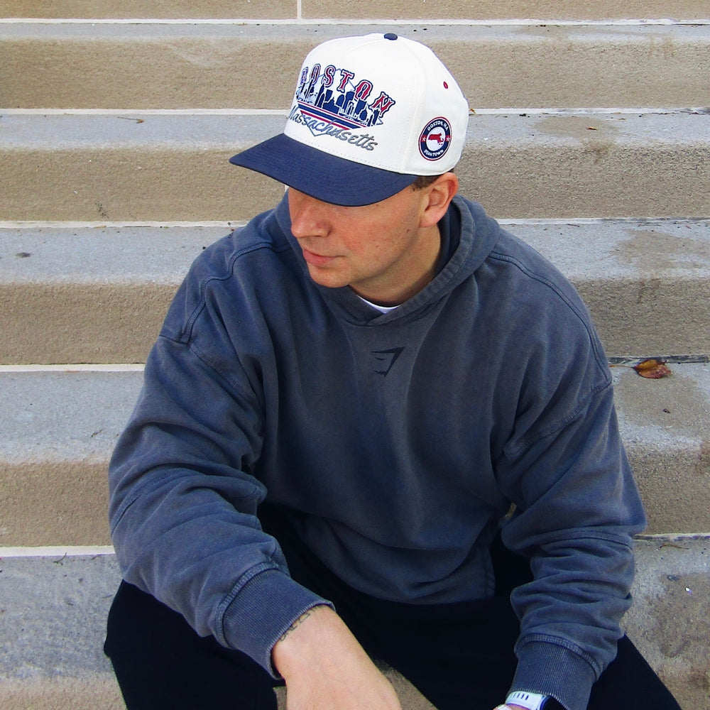 Throwback Boston Hat | Red Sox Colors | Retro Design – Shells Vintage ...
