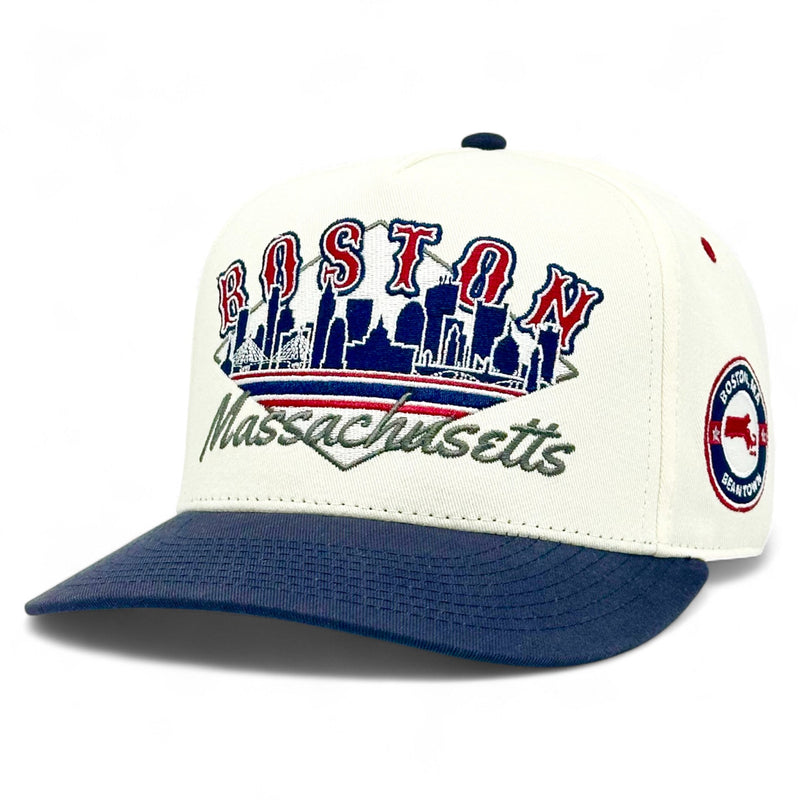 Throwback Boston Hat | Red Sox Colors | Retro Design – Shells Vintage ...