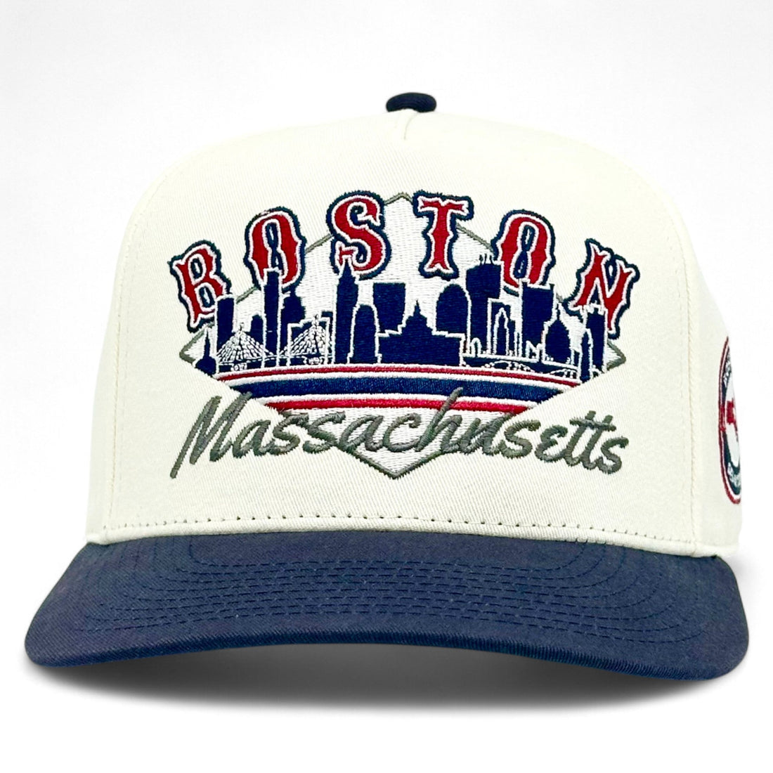 Throwback Boston Hat | Red Sox Colors | Retro Design – Shells Vintage ...