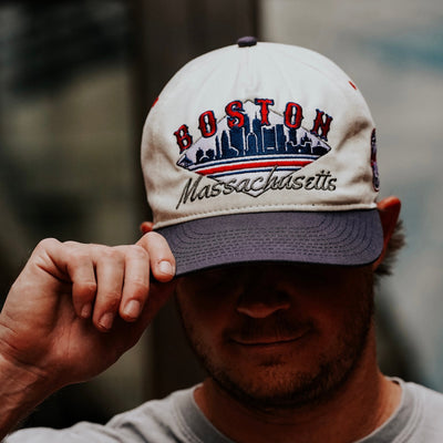 Throwback Boston Hat | Bruins Colors | Retro Design – Shells Vintage ...