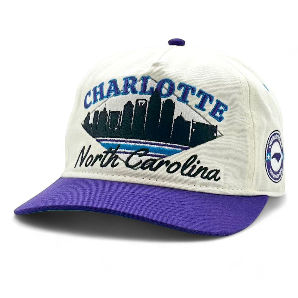 Vintage Charlotte Snapback | Hornets Colors – Shells Vintage Hat Co.