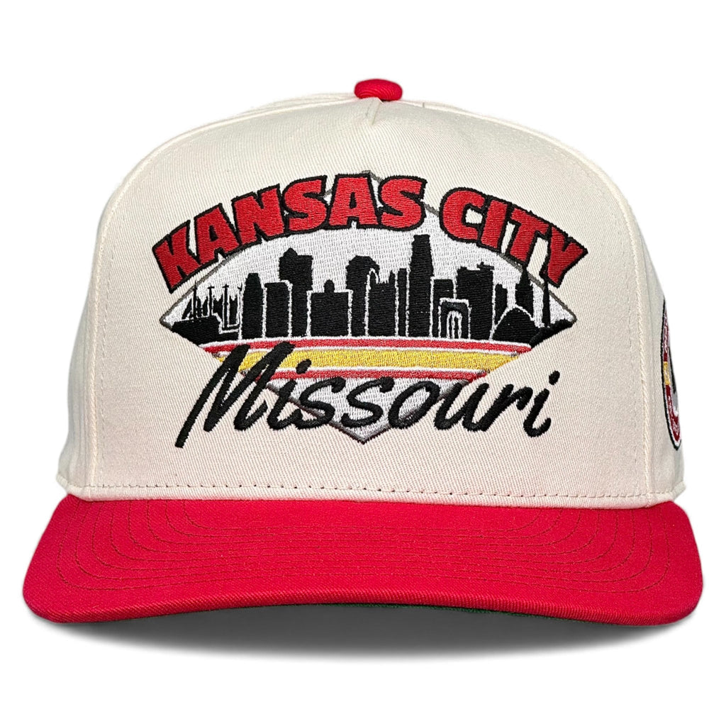Throwback Chiefs Hat | Kansas City Snapback – Shells Vintage Hat Co.