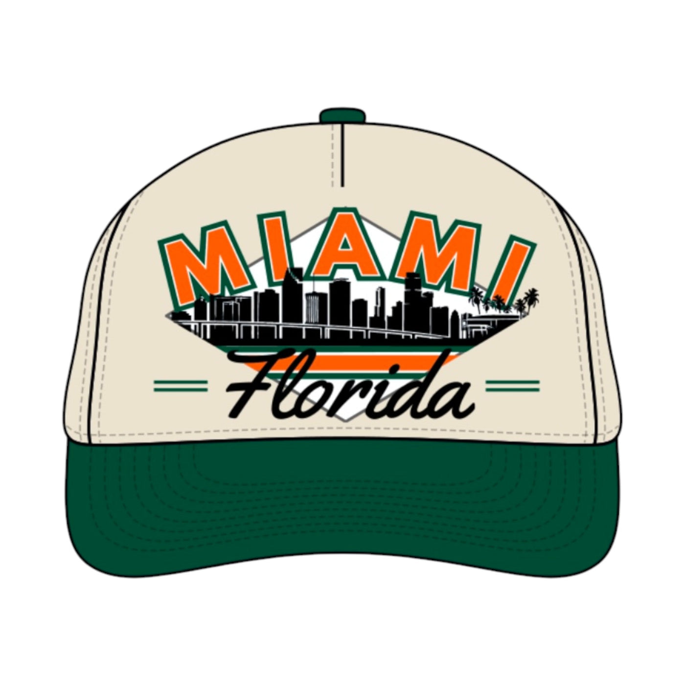 Throwback Style Miami Snapback | Miami Hurricanes Themed – Shells ...