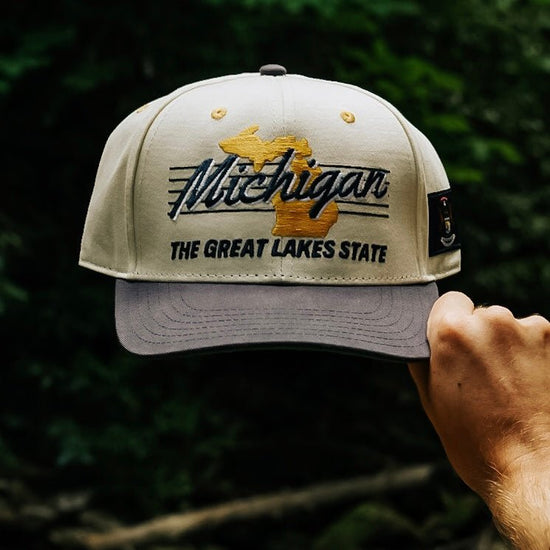 Vintage Style Michigan Hat | Michigan Wolverines Colors – Shells ...