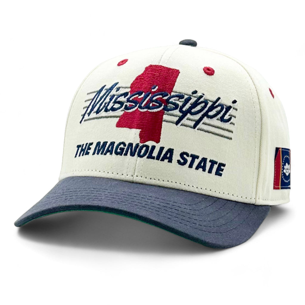 Ole Miss Rebels | Vintage State Snapback Design – Shells Vintage Hat Co.