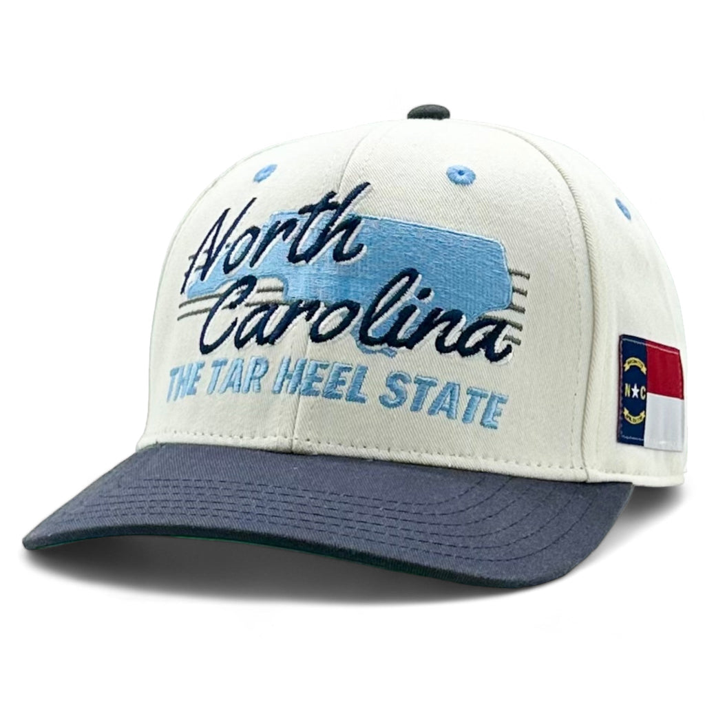 Vintage North Carolina Hat | UNC Tar Heels Colors – Shells Vintage Hat Co.