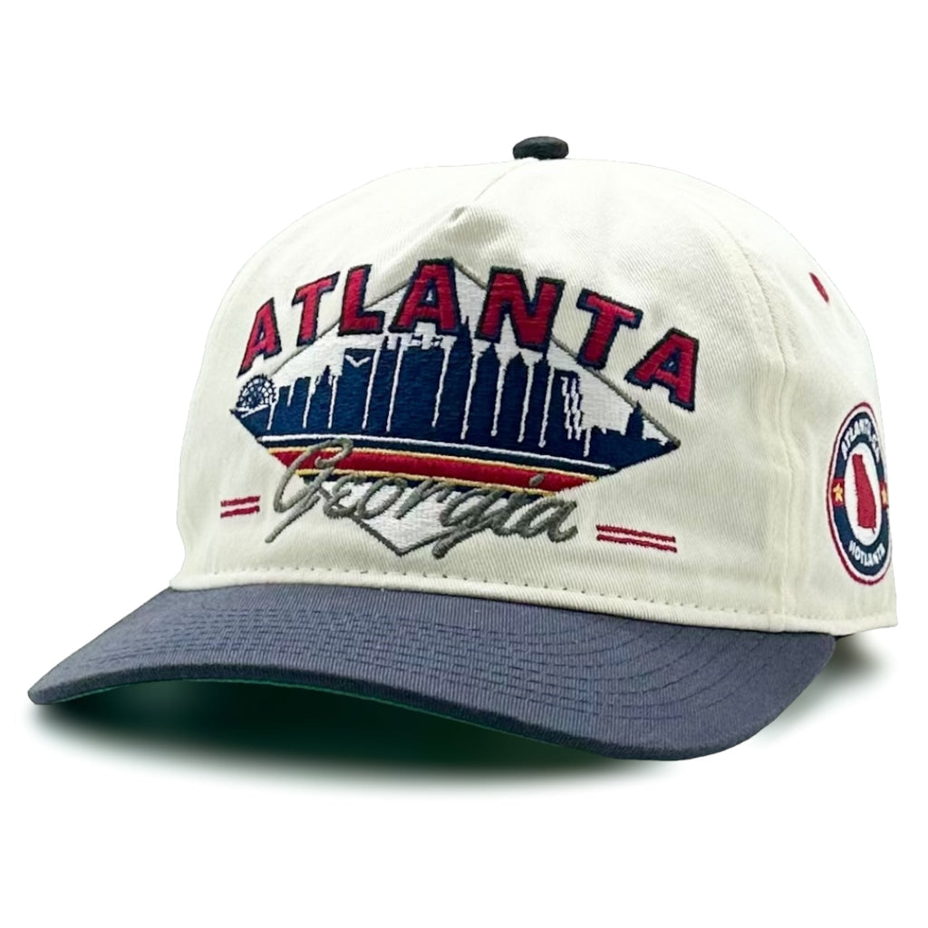 Vintage Atlanta Skyline Snapback | Braves Colors | Retro Style – Shells ...