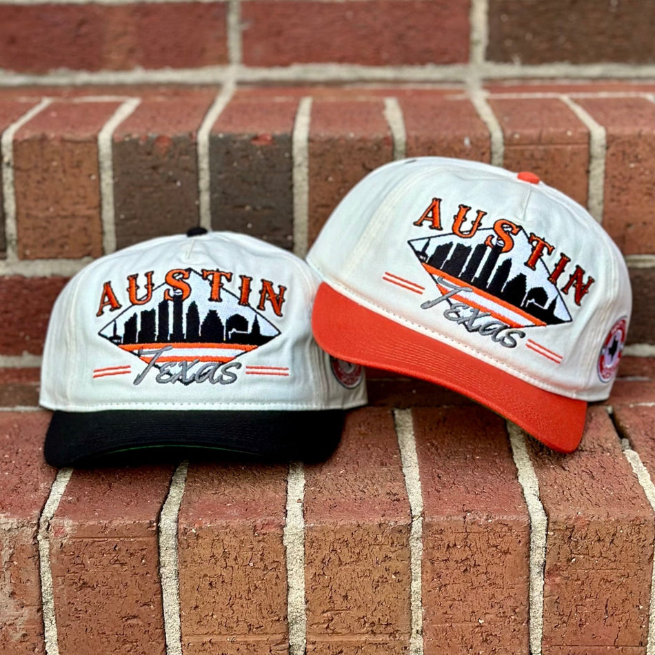 Retro Austin Snapback | Longhorns Colors – Shells Vintage Hat Co.