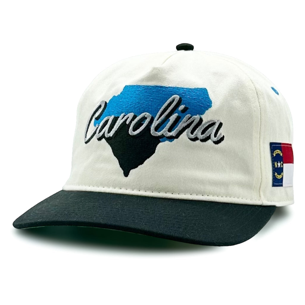 Classic 5-Panel Carolina Snapback | Panthers Colors – Shells Vintage ...