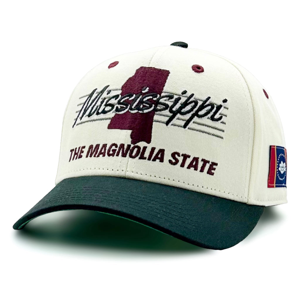 Mississippi Snapback - The Dak – Shells Vintage Hat Co.