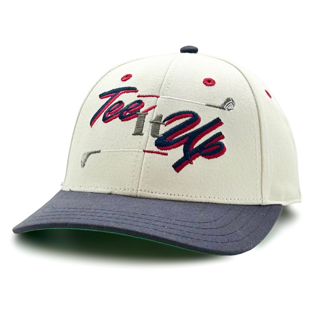 Retro Golf Hats For Sale | Tee It Up Snapback – Shells Vintage Hat Co.